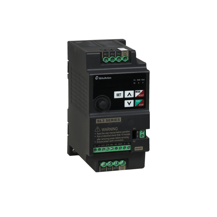 Shihlin SL3 SL3-021-1.5K Tek Faz 1.5kW 8A AC Motor Sürücü - Fevaris®